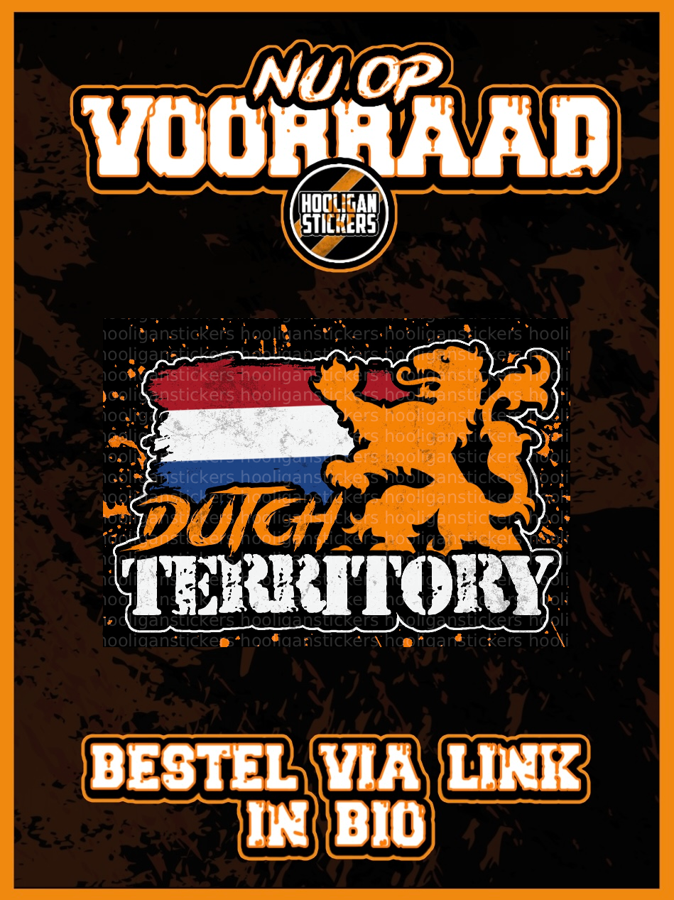 Dutch Territory sticker | Nationale identiteit sticker – Hooliganstickers